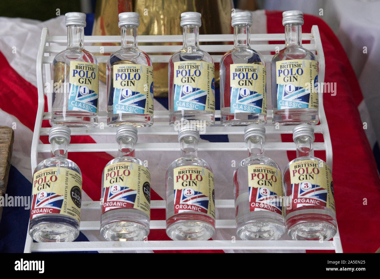 British, polo gin Stock Photo - Alamy
