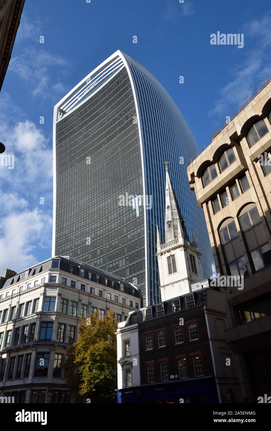 City of London, Walkie Talkie building, London England UK Stock Photo ...