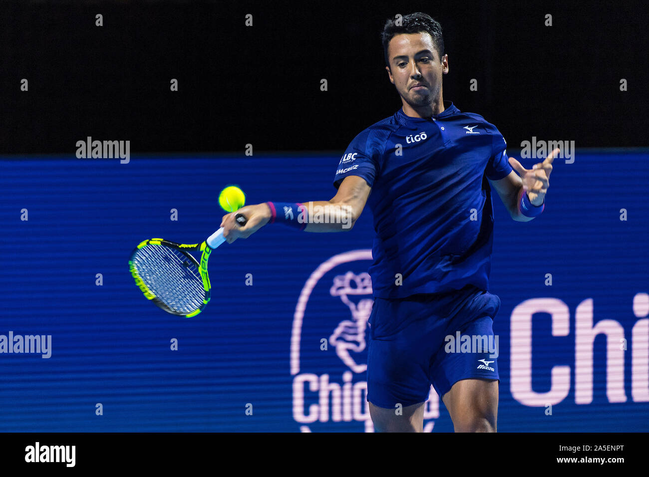 St. Jakobshalle, Basel, Switzerland. 20th Oct, 2019. ATP World Tour ...