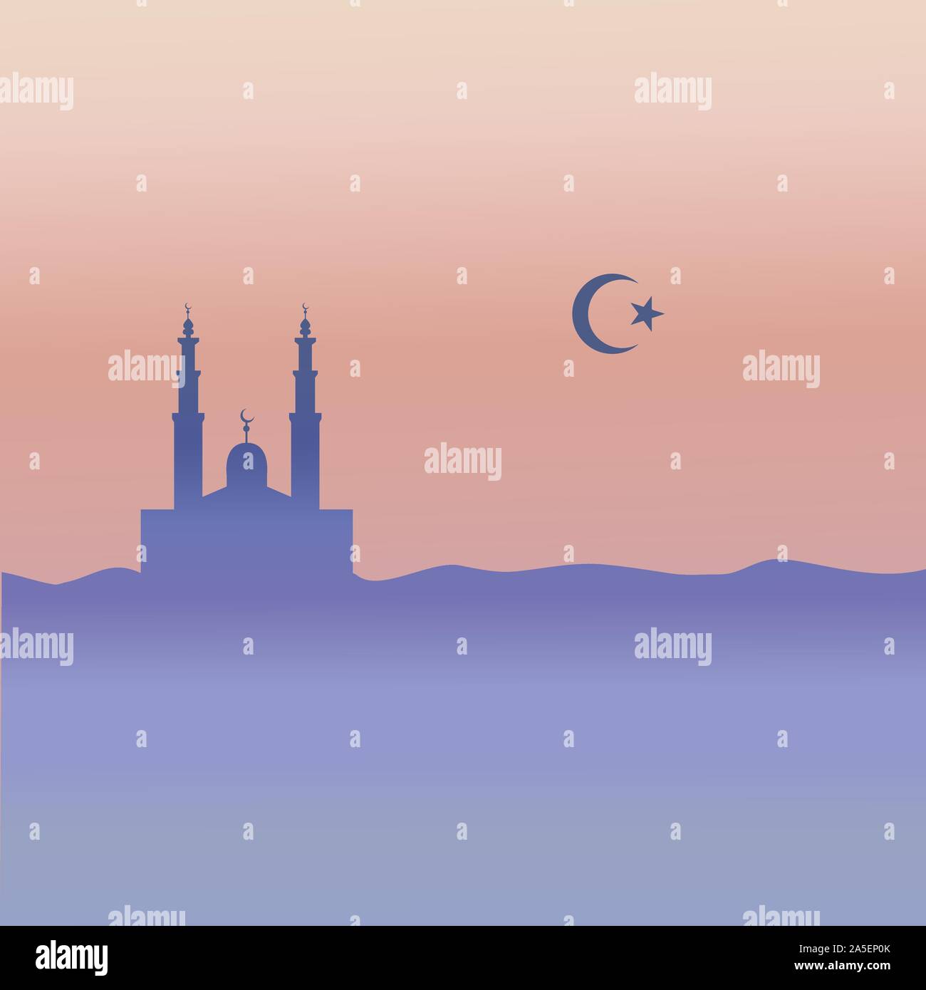 Congregation Mosque Stock Vector Images - Alamy