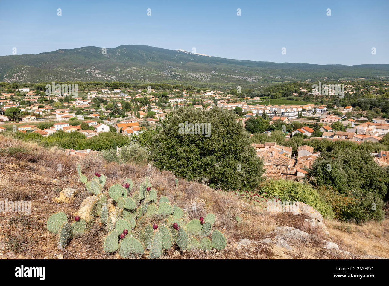 Bedoin village and mont ventoux hi-res stock photography and images - Alamy