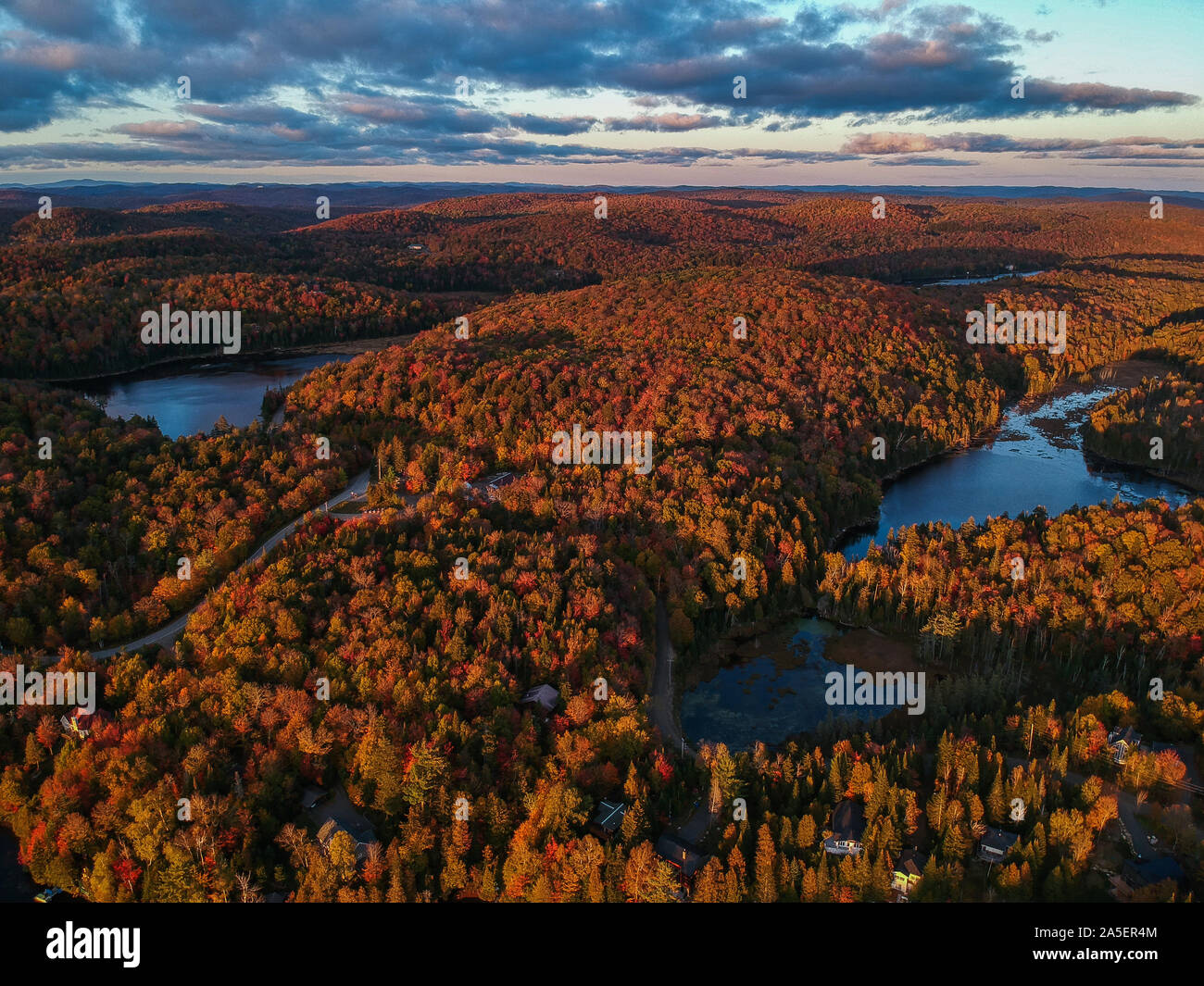 Fall in Quebec Stock Photo - Alamy