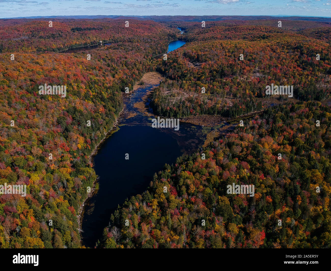 Fall in Quebec Stock Photo - Alamy