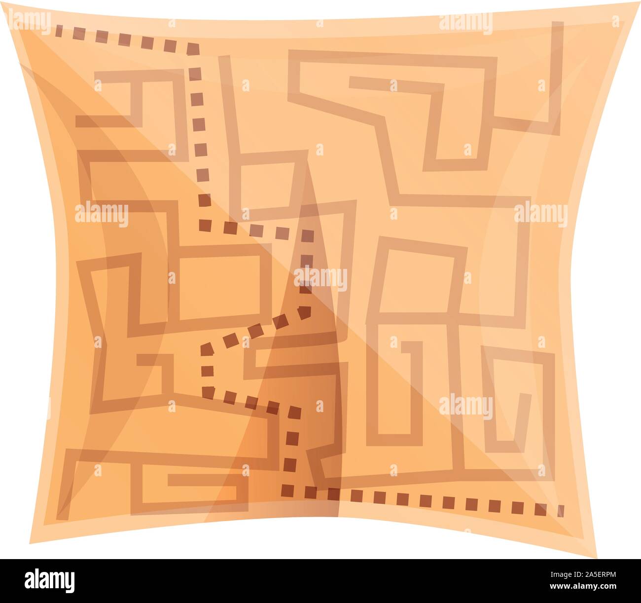 Quest map icon. Cartoon of quest map vector icon for web design ...