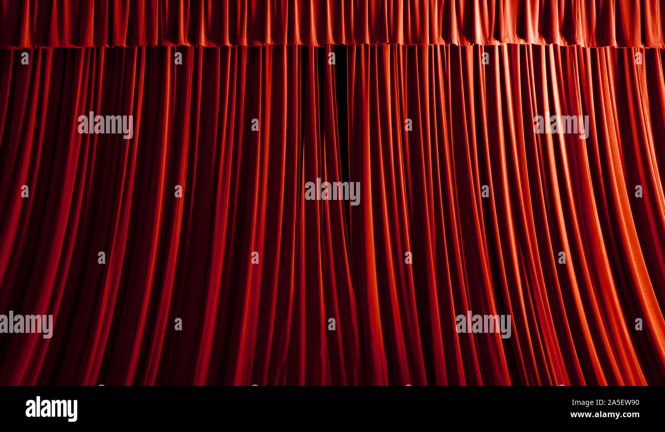the lights of the curtain go on and the show begins Stock Photo - Alamy