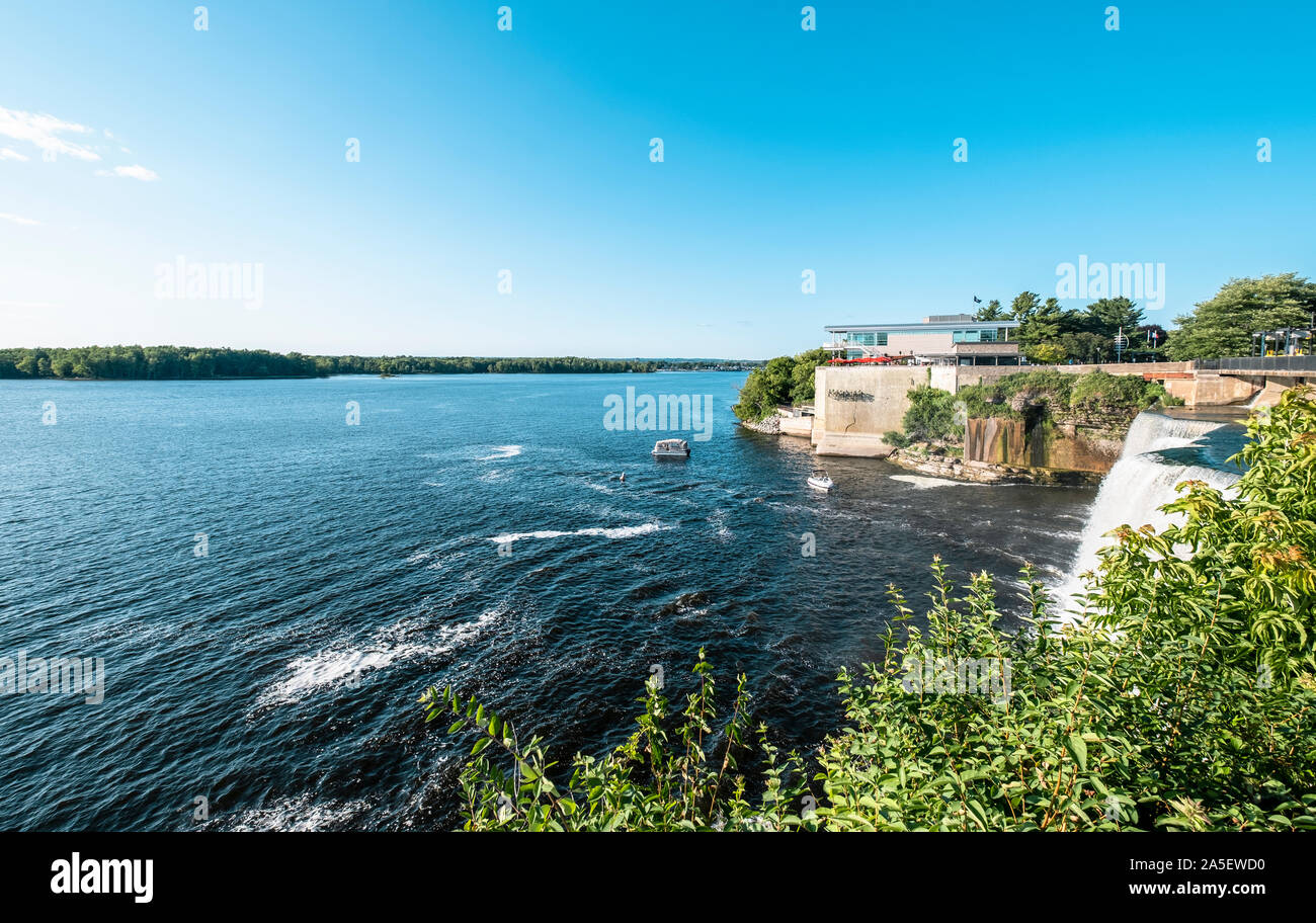 Rideau Falls and Ottawa River in Summer, Canada Stock Photo - Alamy