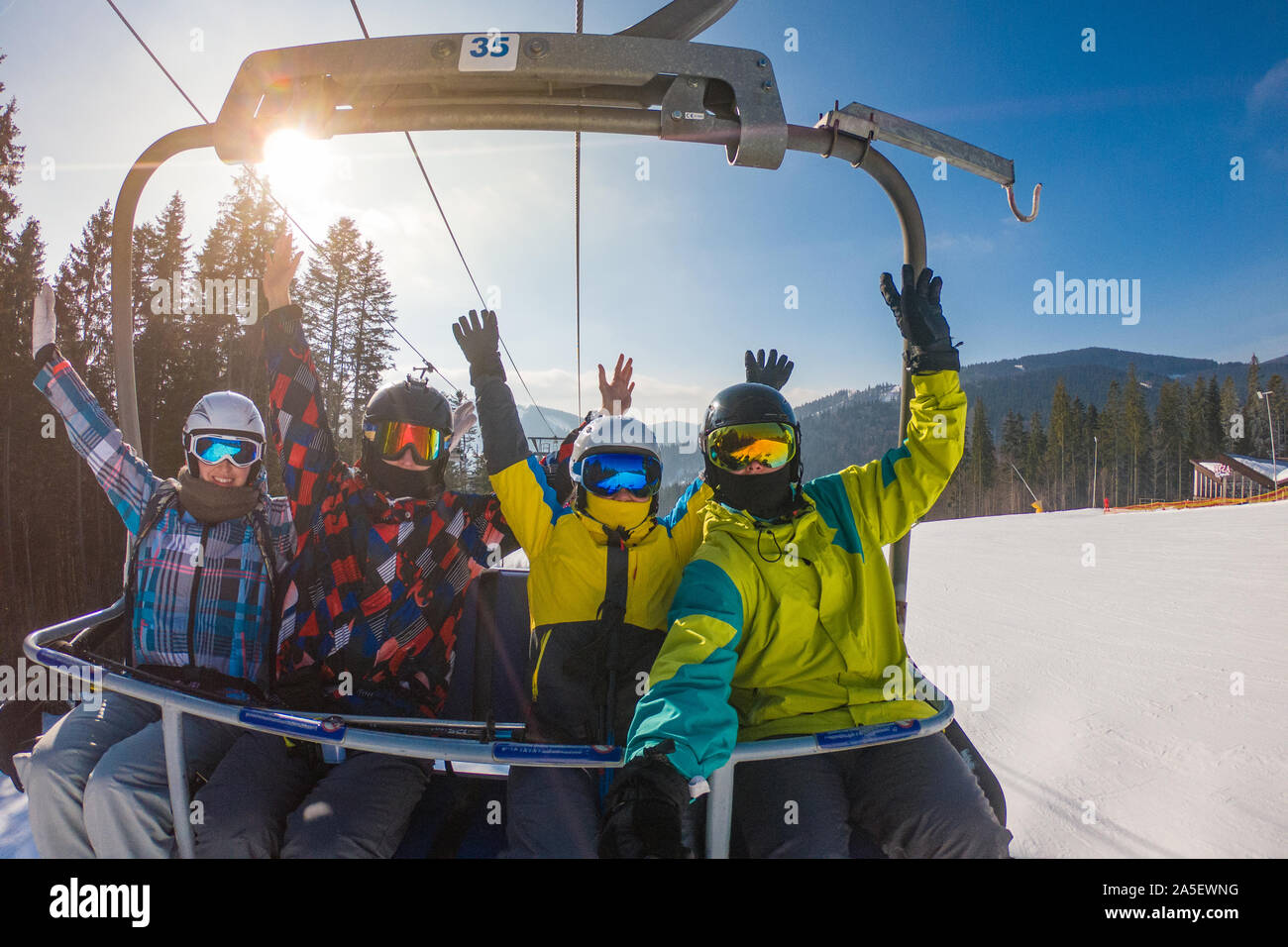 Woman elevator lift sport hi-res stock photography and images - Alamy