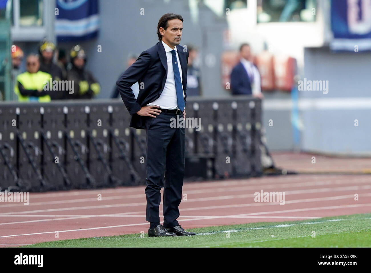 Simone Inzaghi manager of SS Lazio during the Serie A match between ...