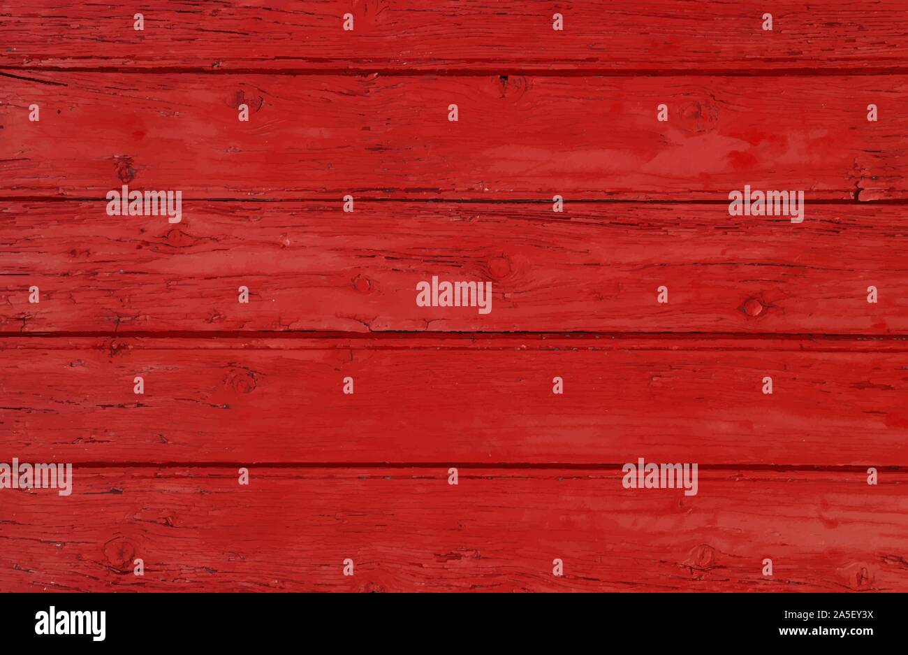 Vector illustration background texture of red vintage painted wooden ...