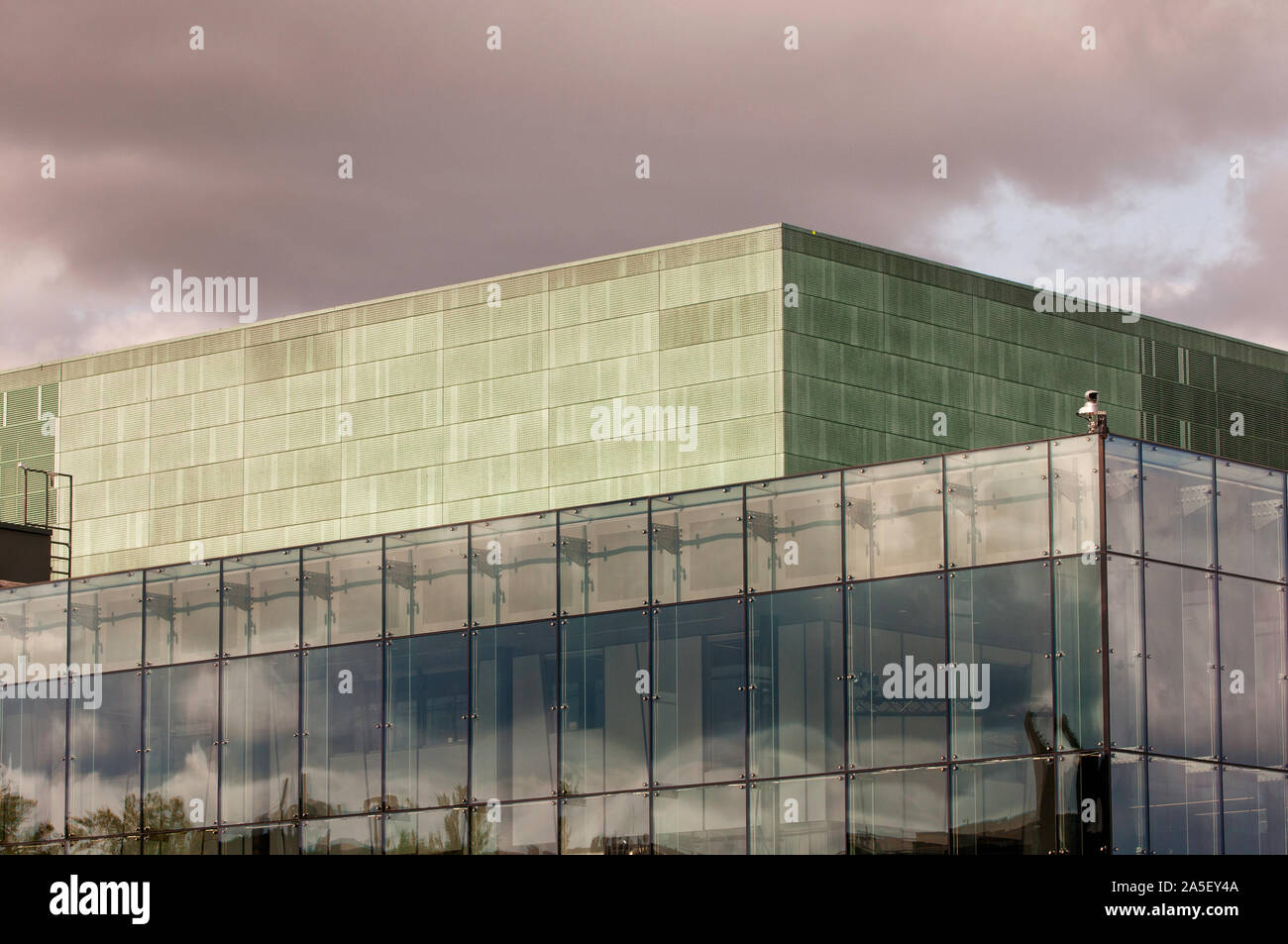 A cristal like modern building of Helsingin musiikkitalo, the Helsinki ...