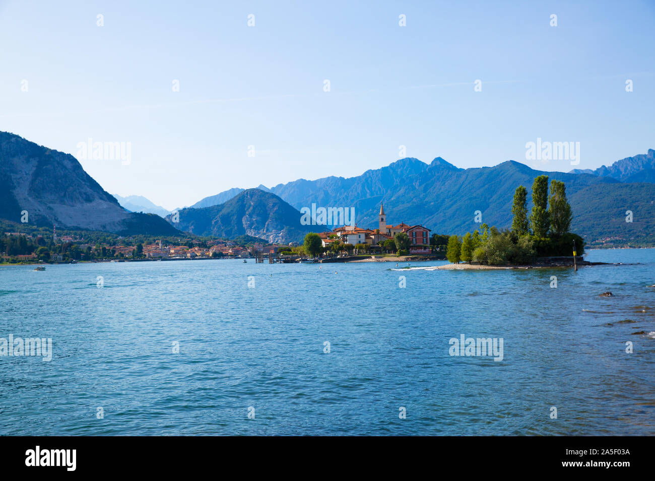 Lake Maggiore, Italy. Isola Bella island Stock Photo - Alamy
