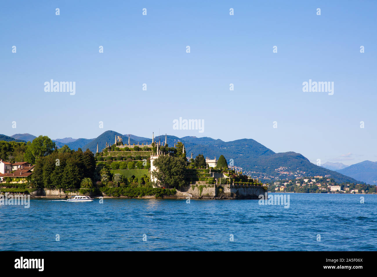 Lake Maggiore, Italy. Isola Bella island Stock Photo - Alamy