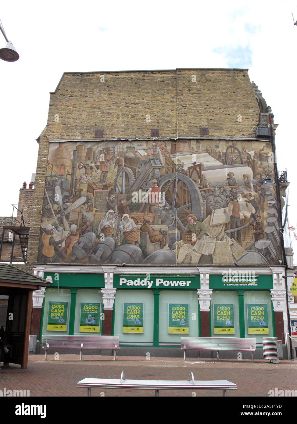 The One Bell Corner Mural celebrates the achievements of the residents ...