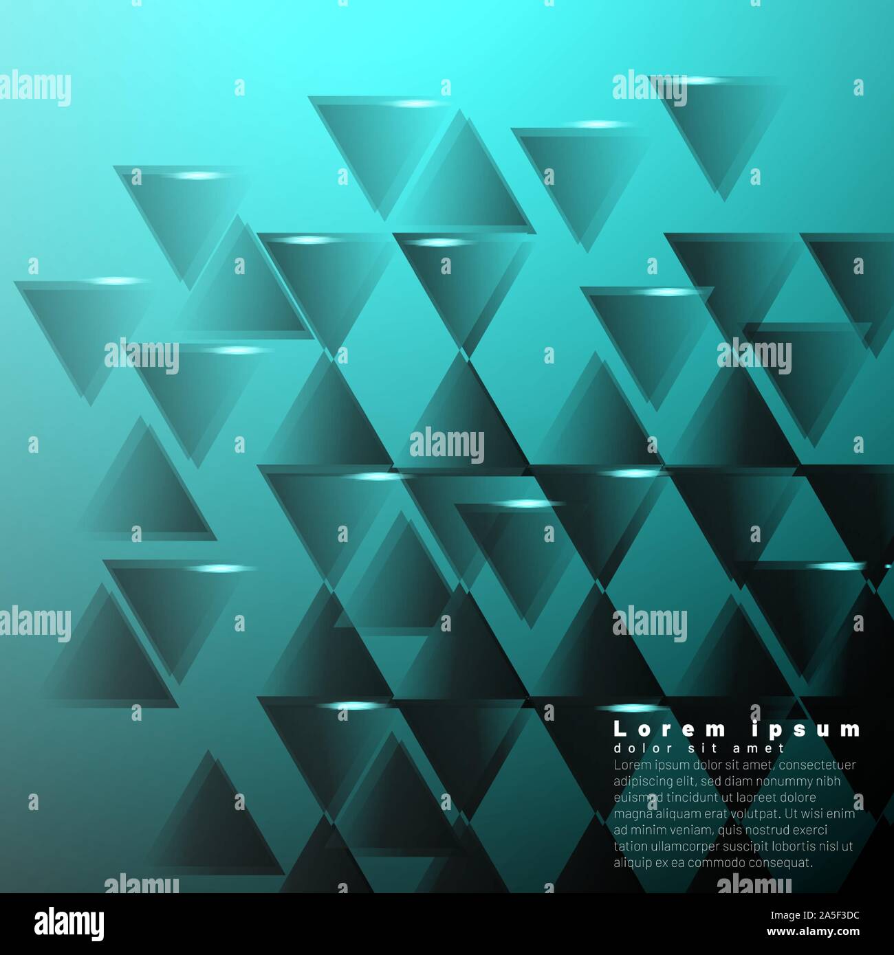 Geometric abstract background with triangles. Vector illustration Stock ...