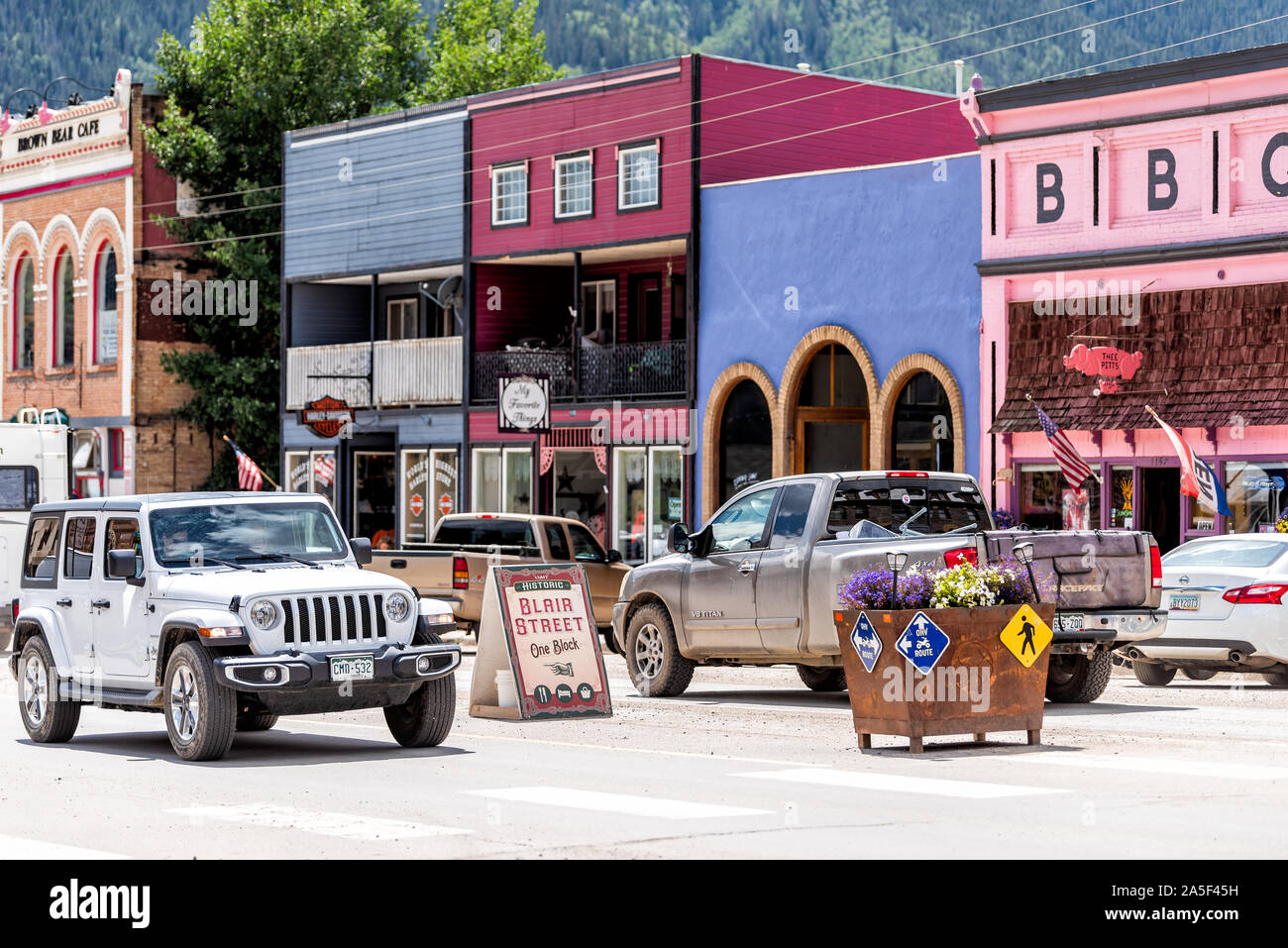Downtown silverton colorado usa hi-res stock photography and images - Alamy