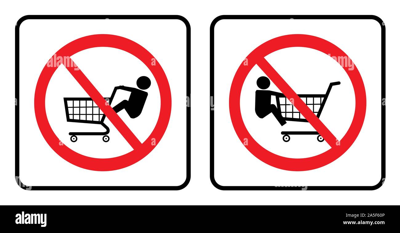 Shopping prohibited sign hi-res stock photography and images - Alamy