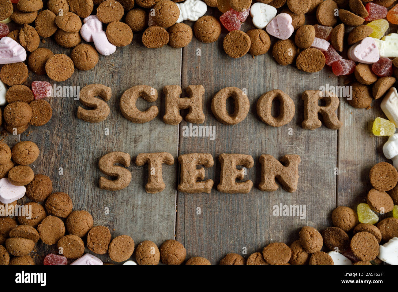 Dutch candy called Pepernoten eaten during Sinterklaas feast Stock ...