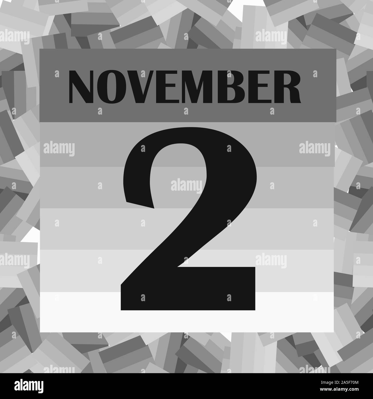 November 2 icon. For planning important day. Banner for holidays and ...