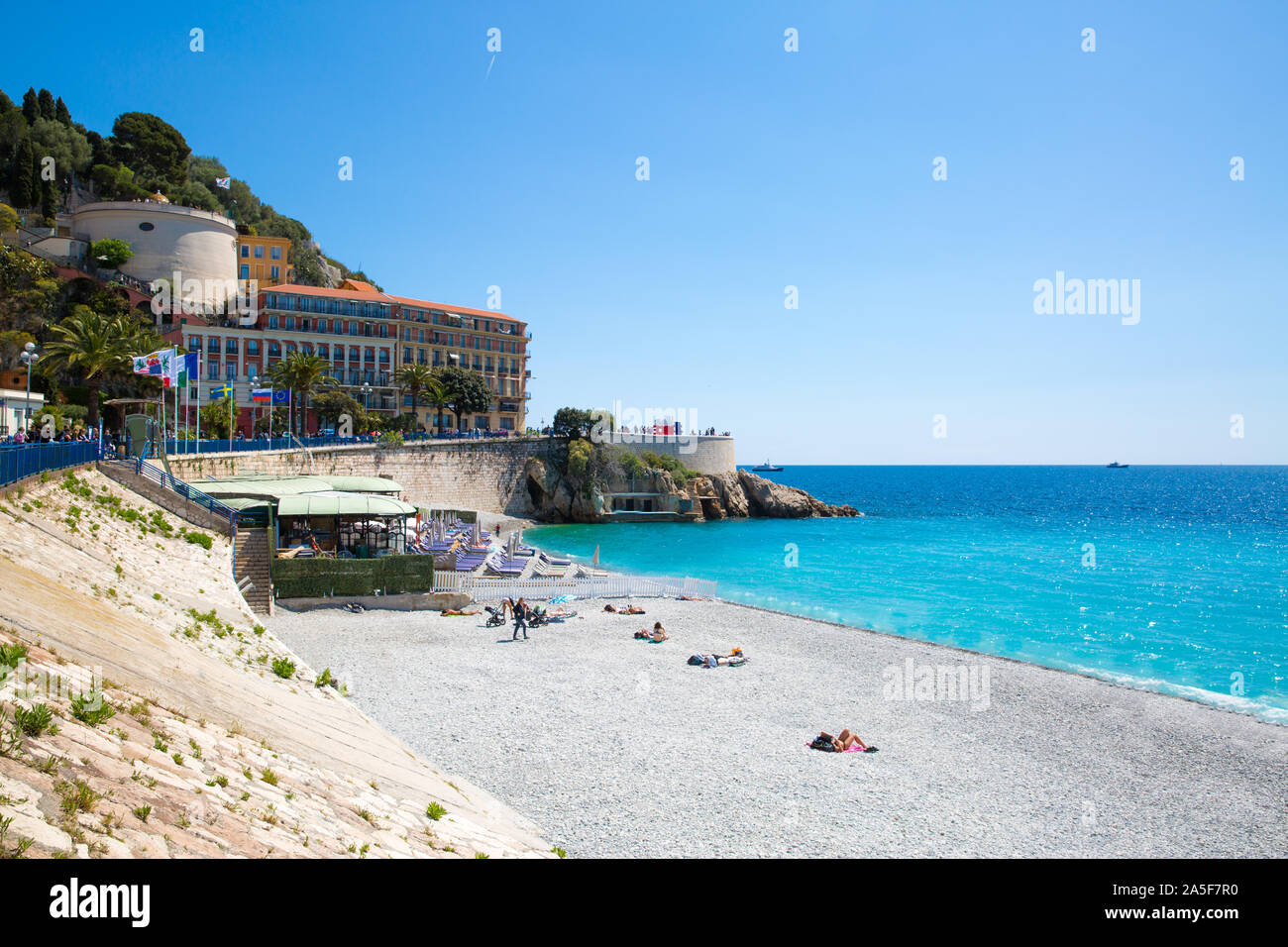 Nice, French Riviera, Cote d'Azur or Coast of Azure Stock Photo - Alamy