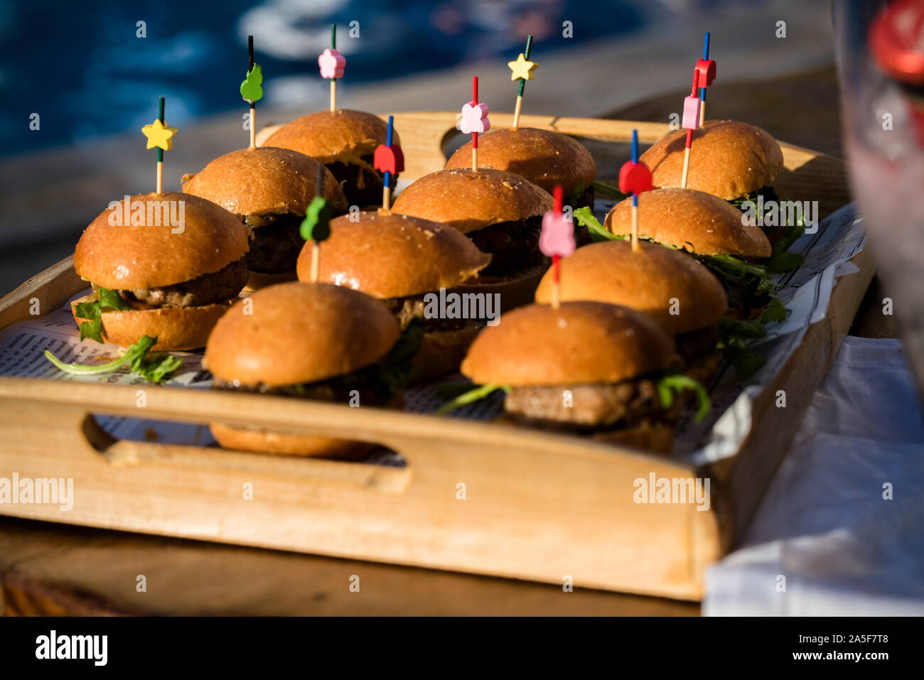 Mini hamburgers hi-res stock photography and images - Alamy