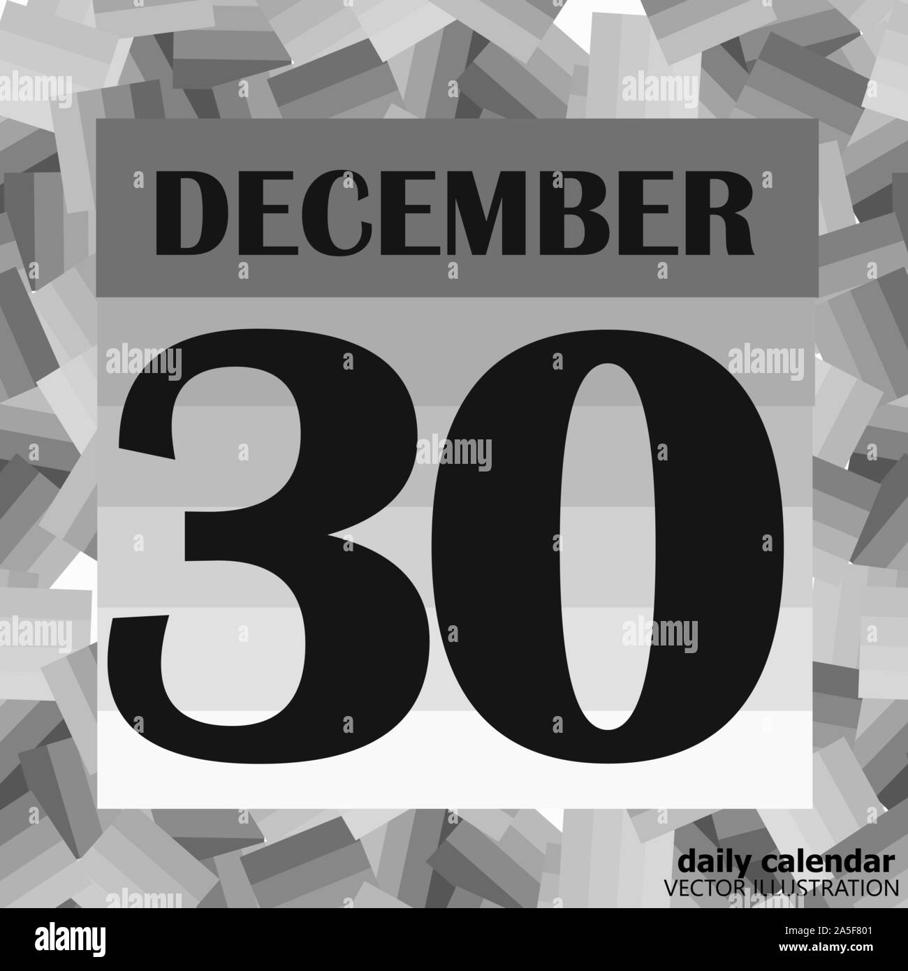 December 30 icon. For planning important day. Banner for holidays and ...