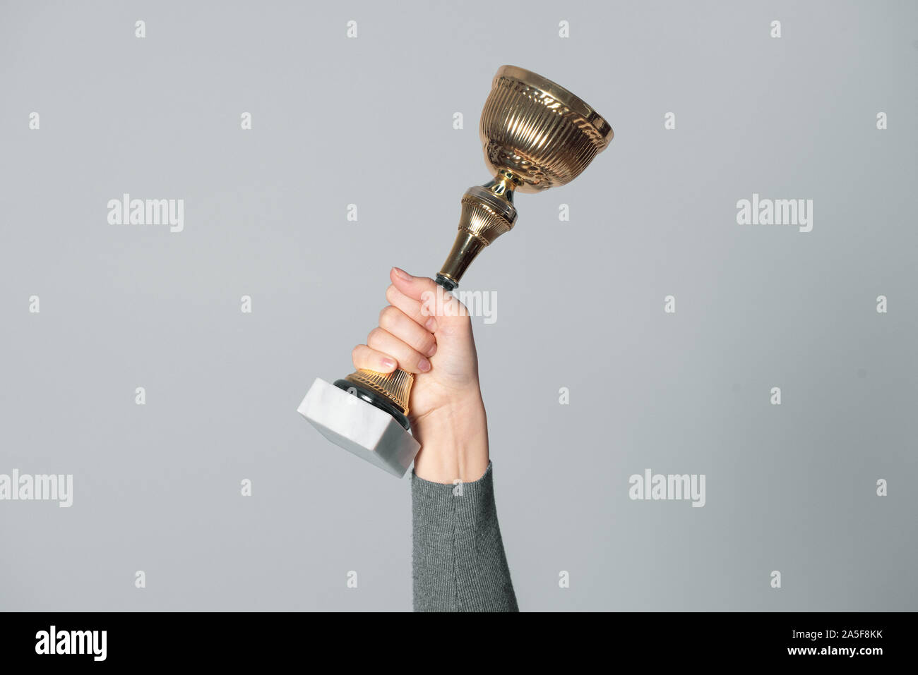Female raise hand isolated hi-res stock photography and images - Alamy
