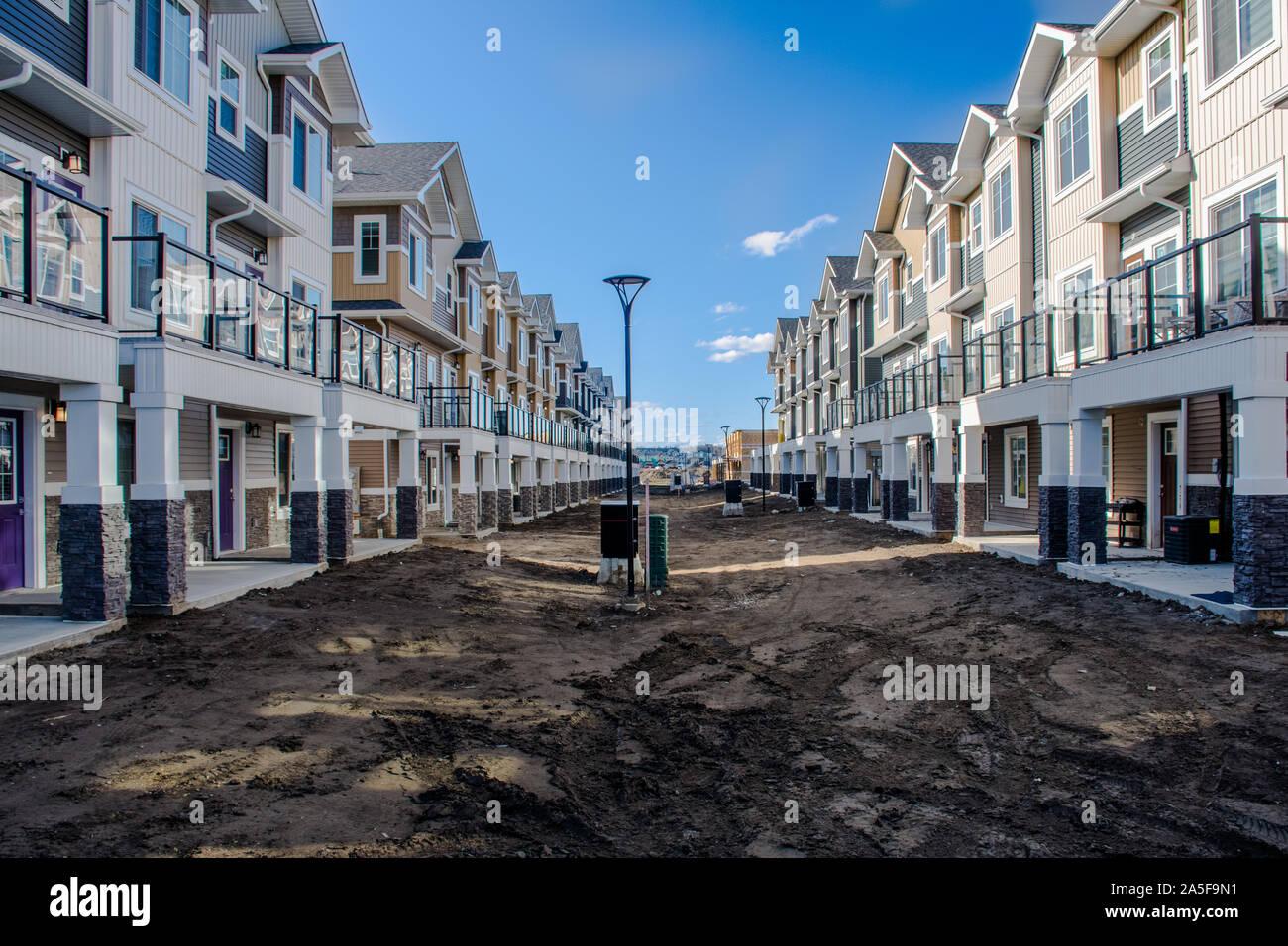 Homes under construction, in an unfinished state Stock Photo - Alamy