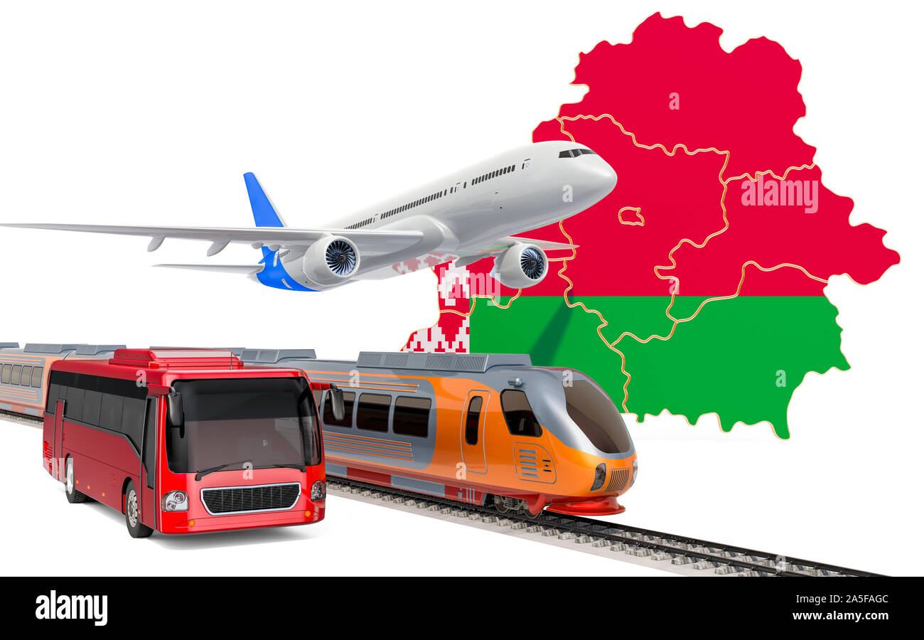 Passenger transportation in Belarus by buses, trains and airplanes ...