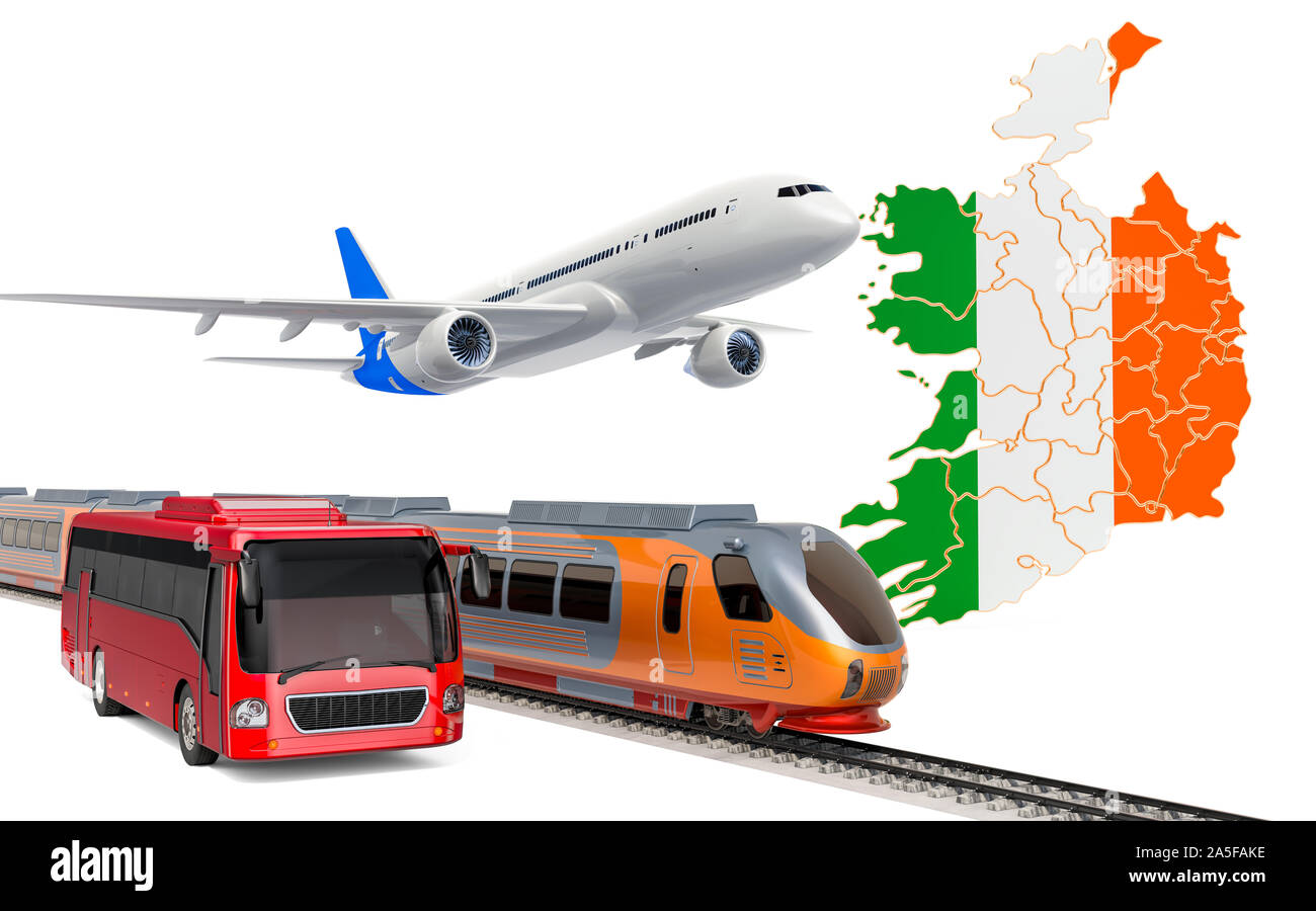 Irish railway map hi-res stock photography and images - Alamy