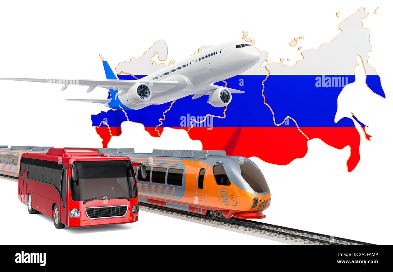 Passenger transportation in the Russian Federation by buses, trains and ...
