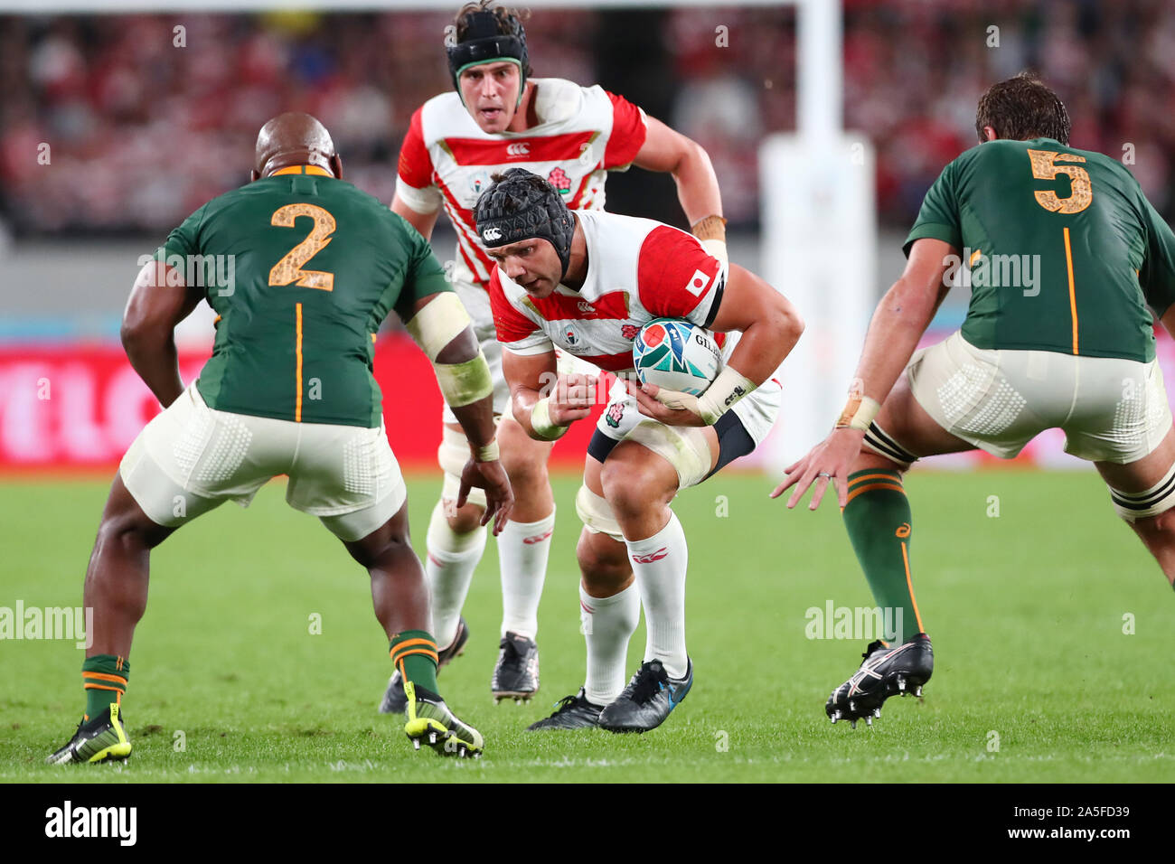 Tokyo, Japan. 20th Oct, 2019. Pieter Labuschagne (JPN) Rugby : 2019 ...