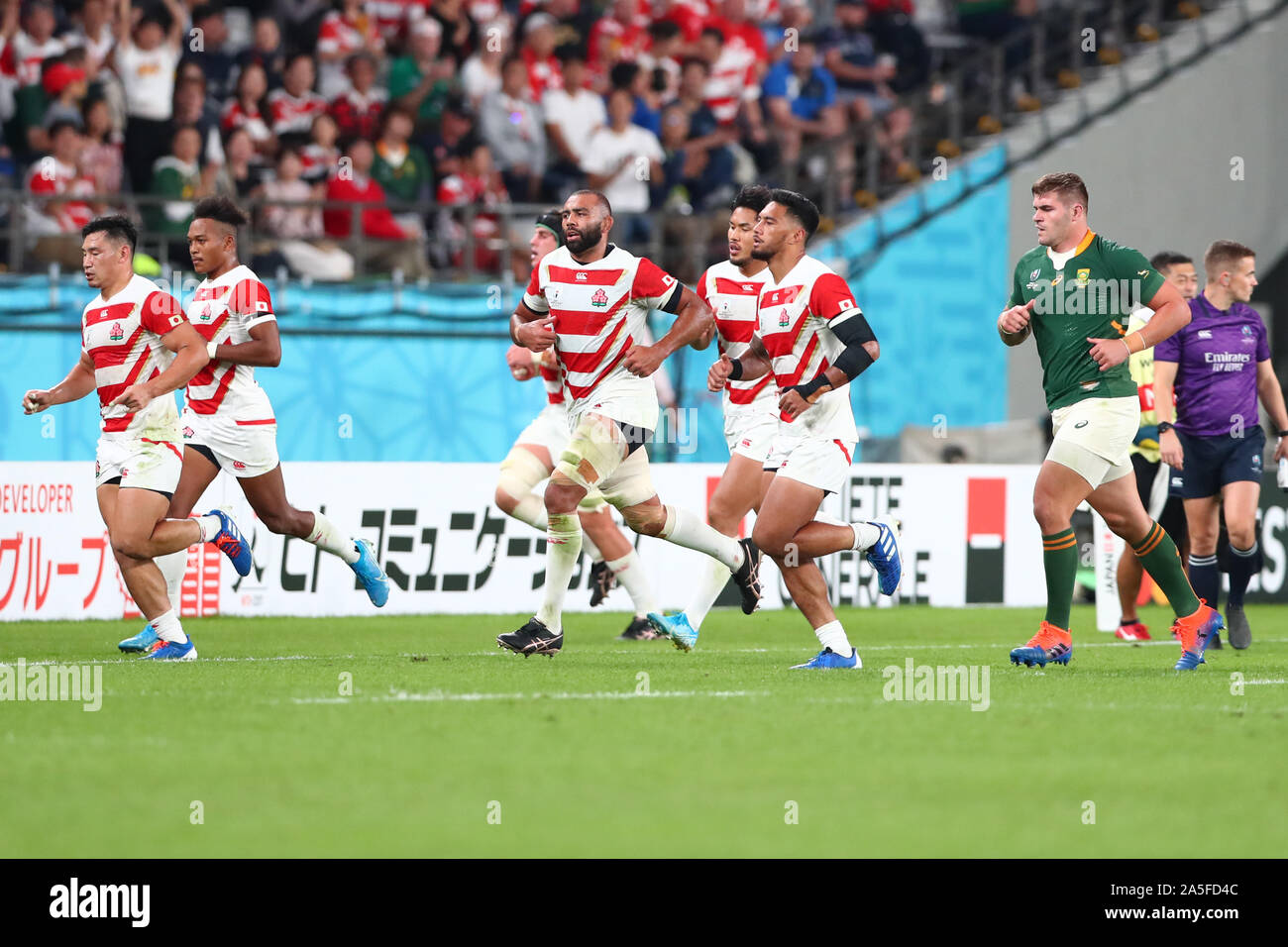 Tokyo, Japan. 20th Oct, 2019. Japan team group (JPN) Rugby : 2019 Rugby ...