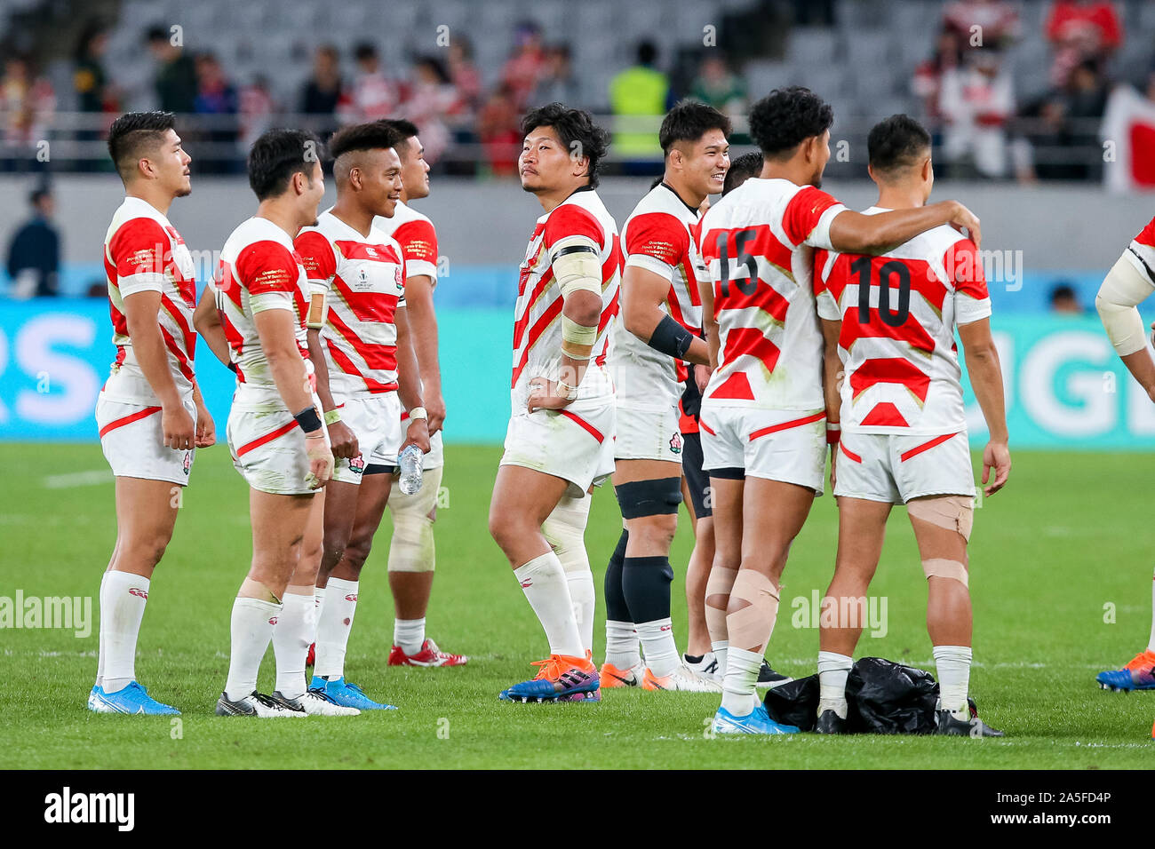 Tokyo, Japan. 20th Oct 2019. Keita Inagaki of Japan looks on after the ...