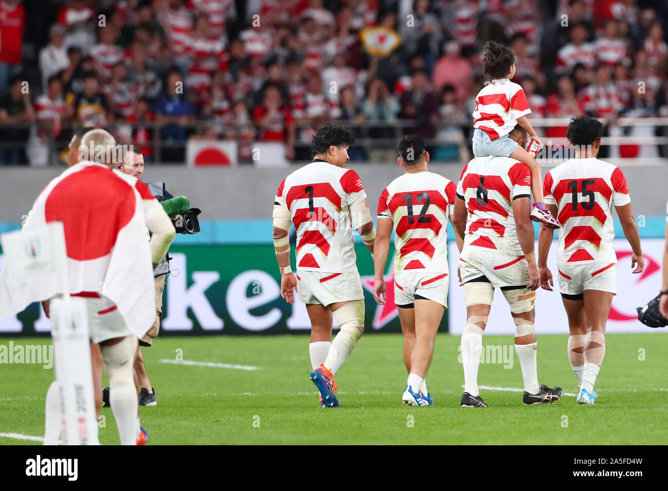 Tokyo, Japan. 20th Oct, 2019. Japan team group (JPN) Rugby : 2019 Rugby ...