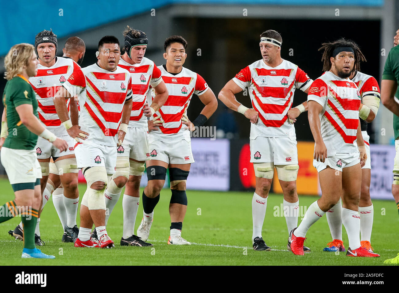 Tokyo, Japan. 20th Oct 2019. Japan players during the 2019 Rugby World ...