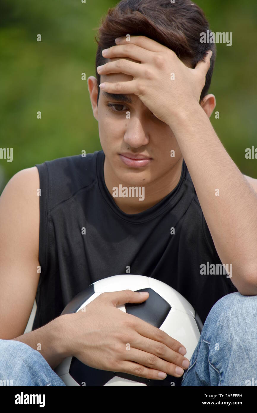 Sad soccer player hi-res stock photography and images - Alamy