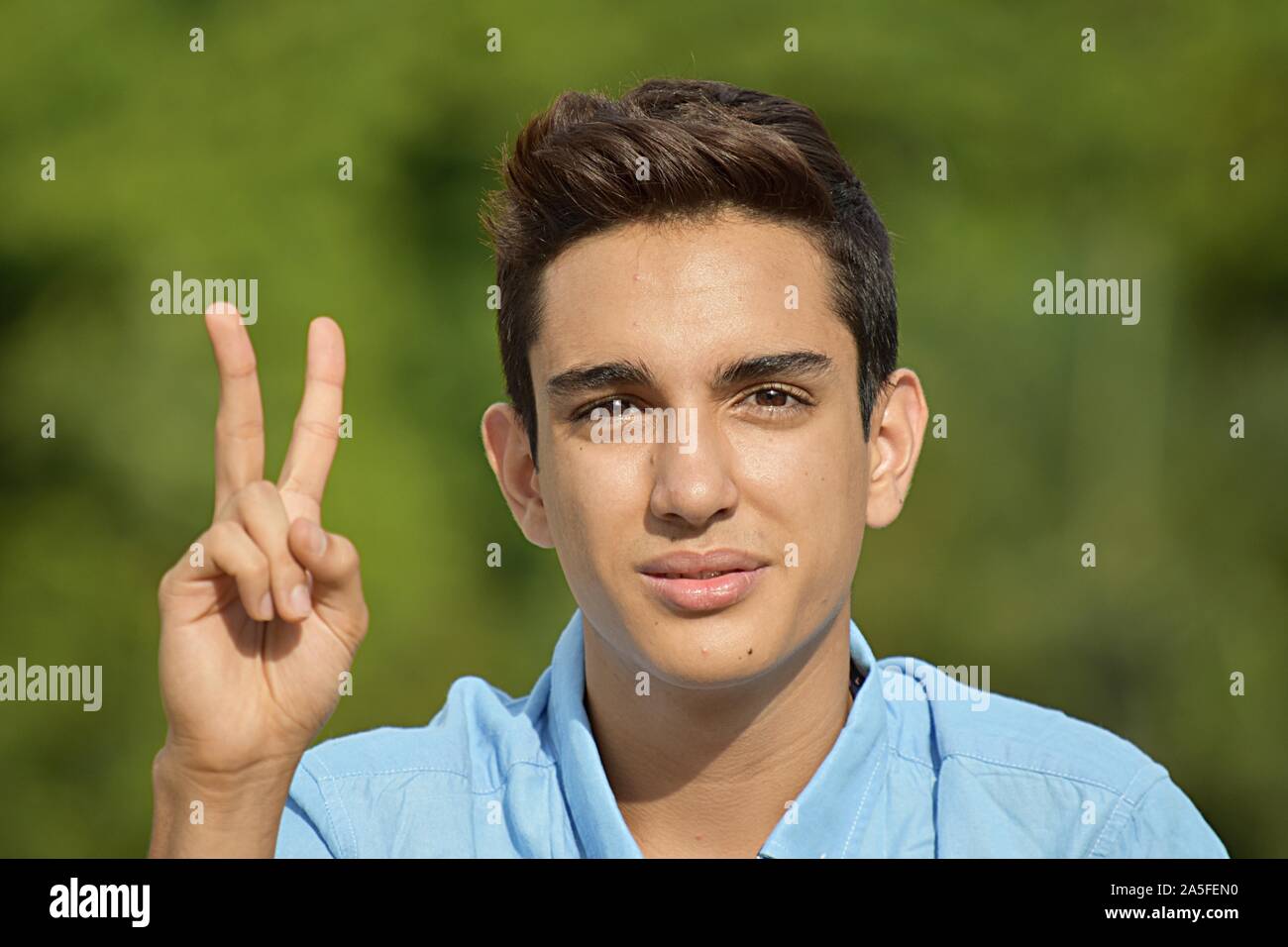 Diverse Male Counting Stock Photo - Alamy