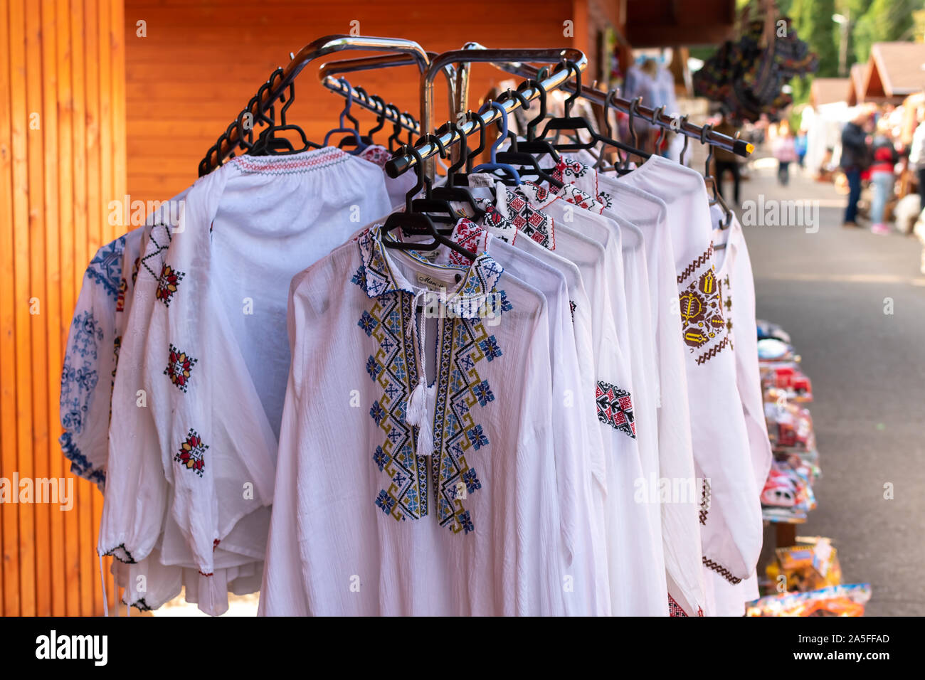 Bucovina, Romania, 15 September 2019 - Romanian souvenirs. Traditional ...
