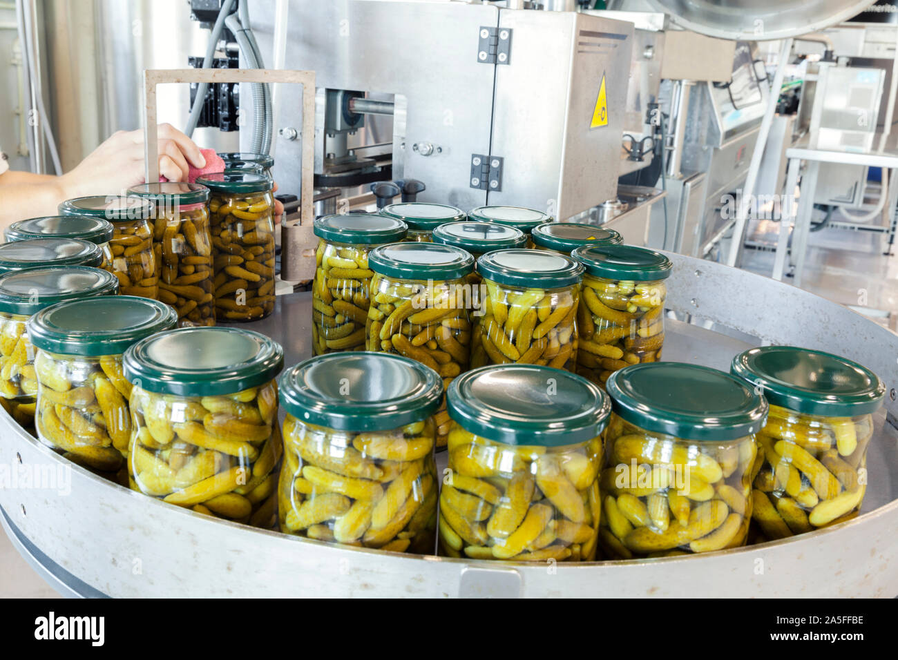Cucumber pickle factory hi-res stock photography and images - Alamy