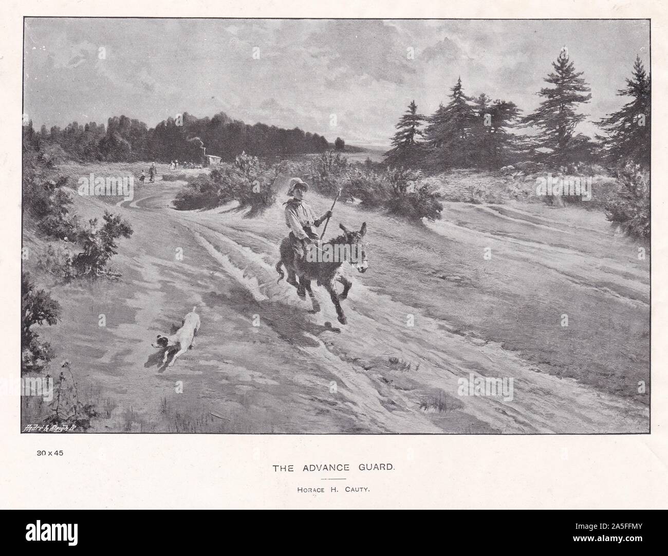 The Advance Guard by Horace H Cauty Stock Photo - Alamy