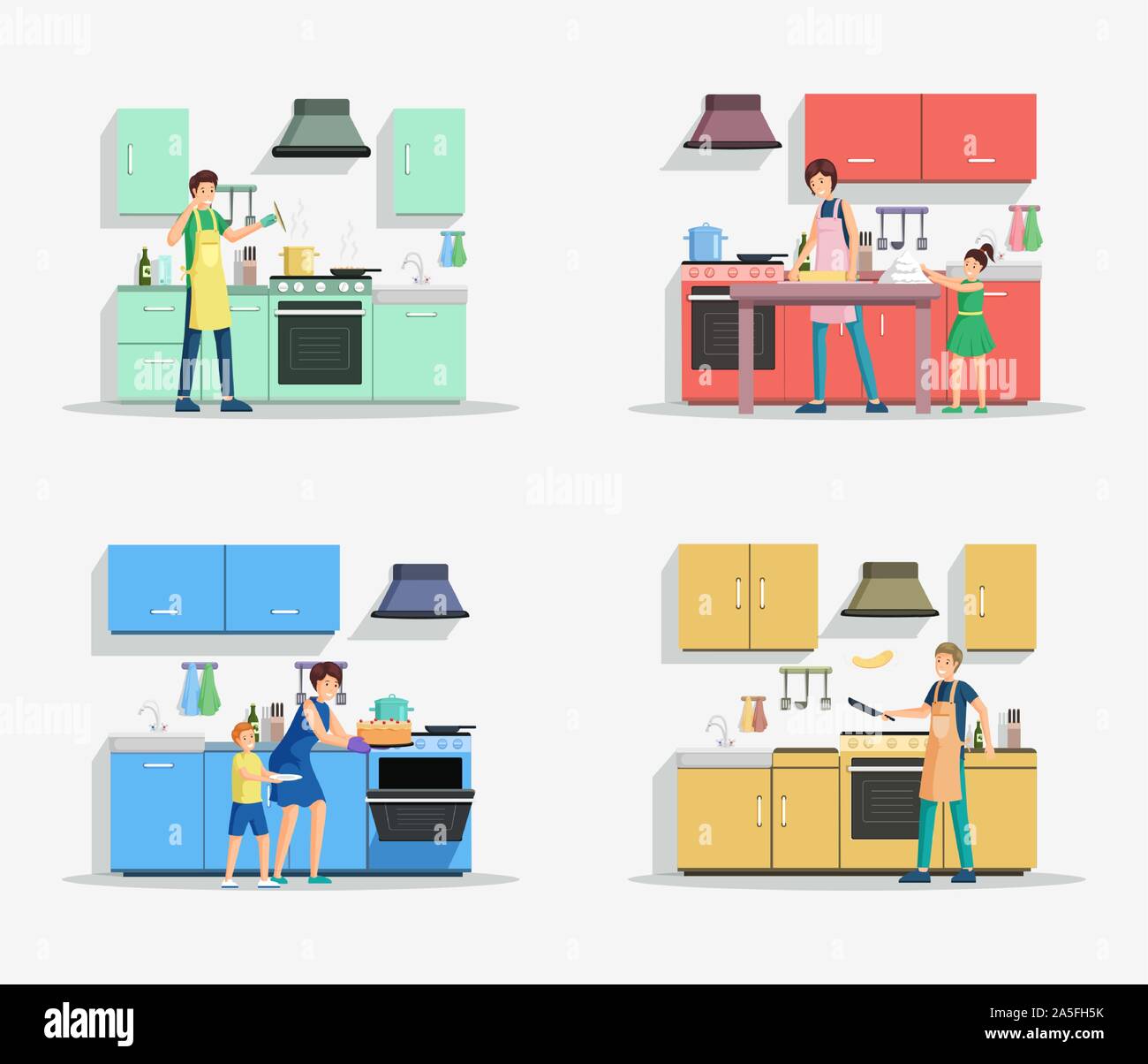 Children adult man Stock Vector Images - Alamy