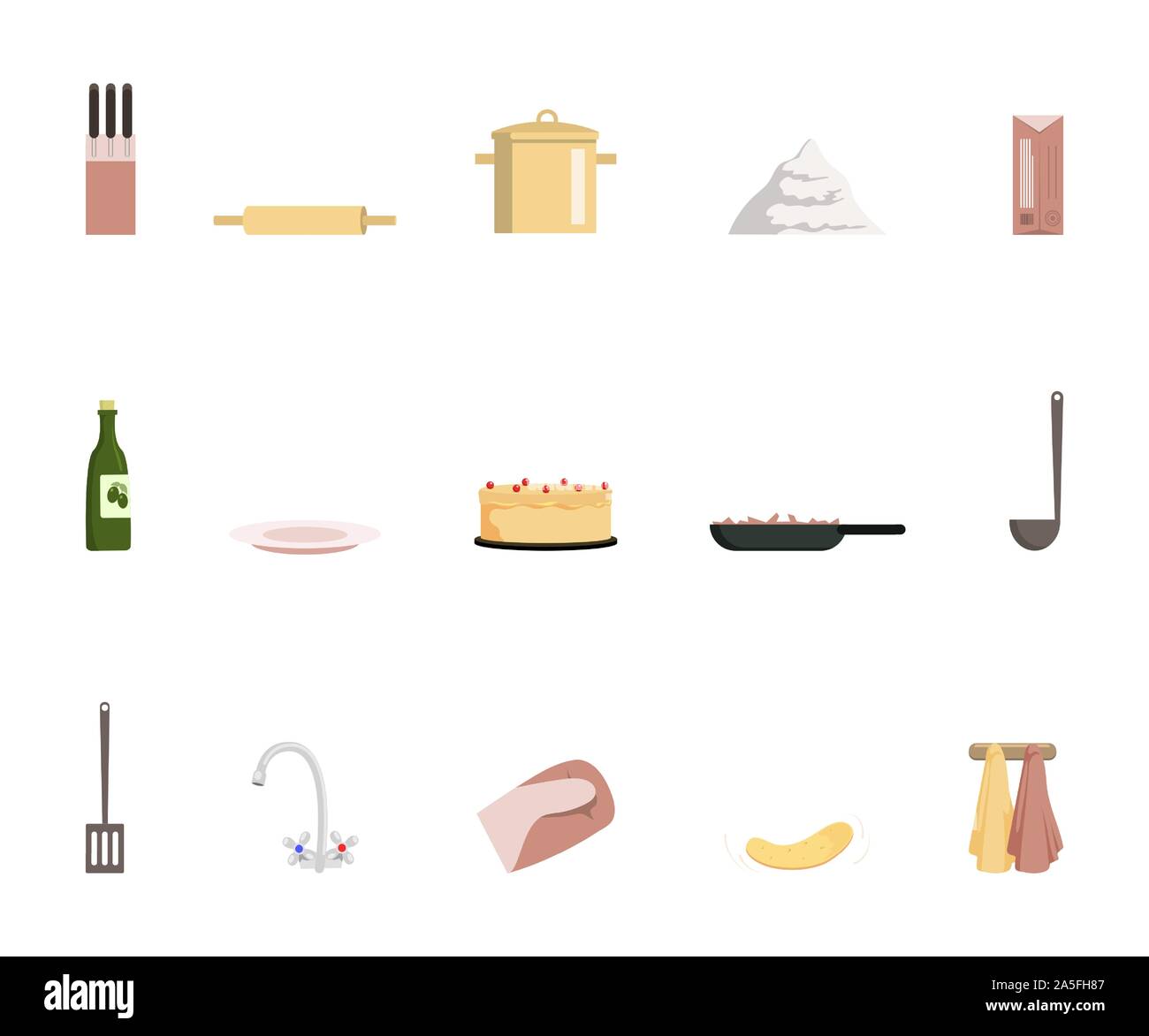 Culinary item Stock Vector Images - Alamy