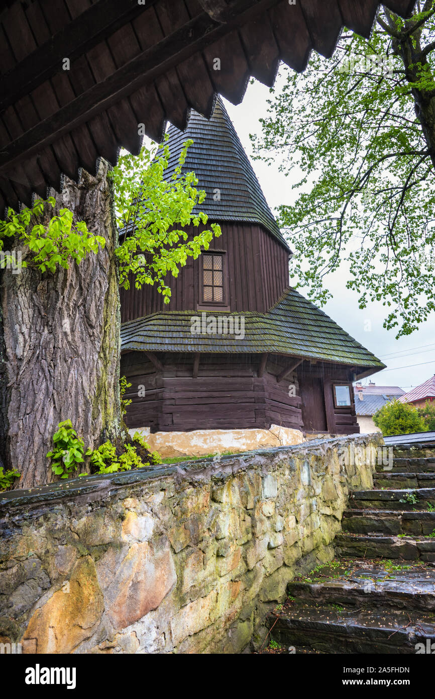 Roman Catholic wooden Church of St Francis of Assisi in Hervartov ...
