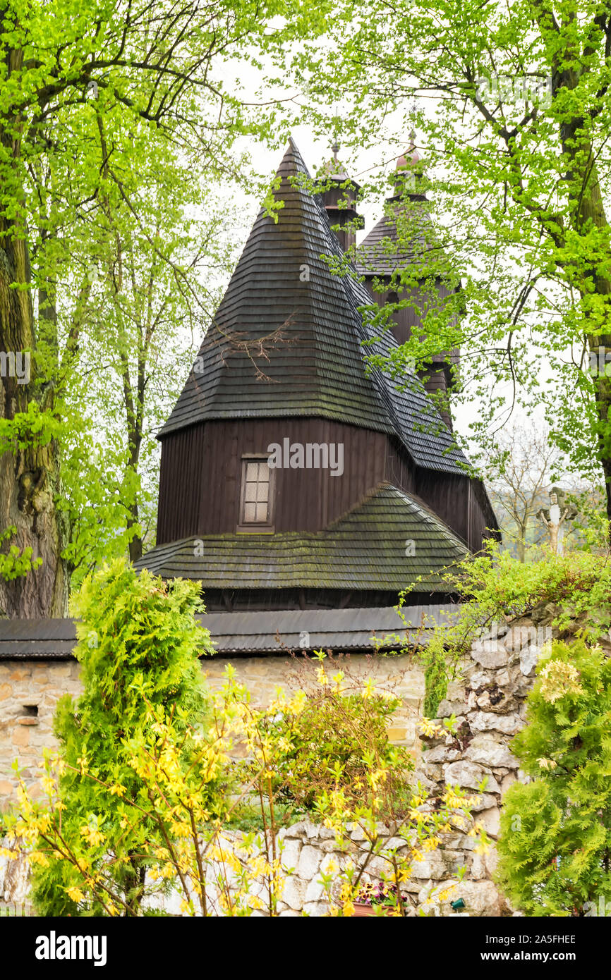 Roman Catholic wooden Church of St Francis of Assisi in Hervartov ...