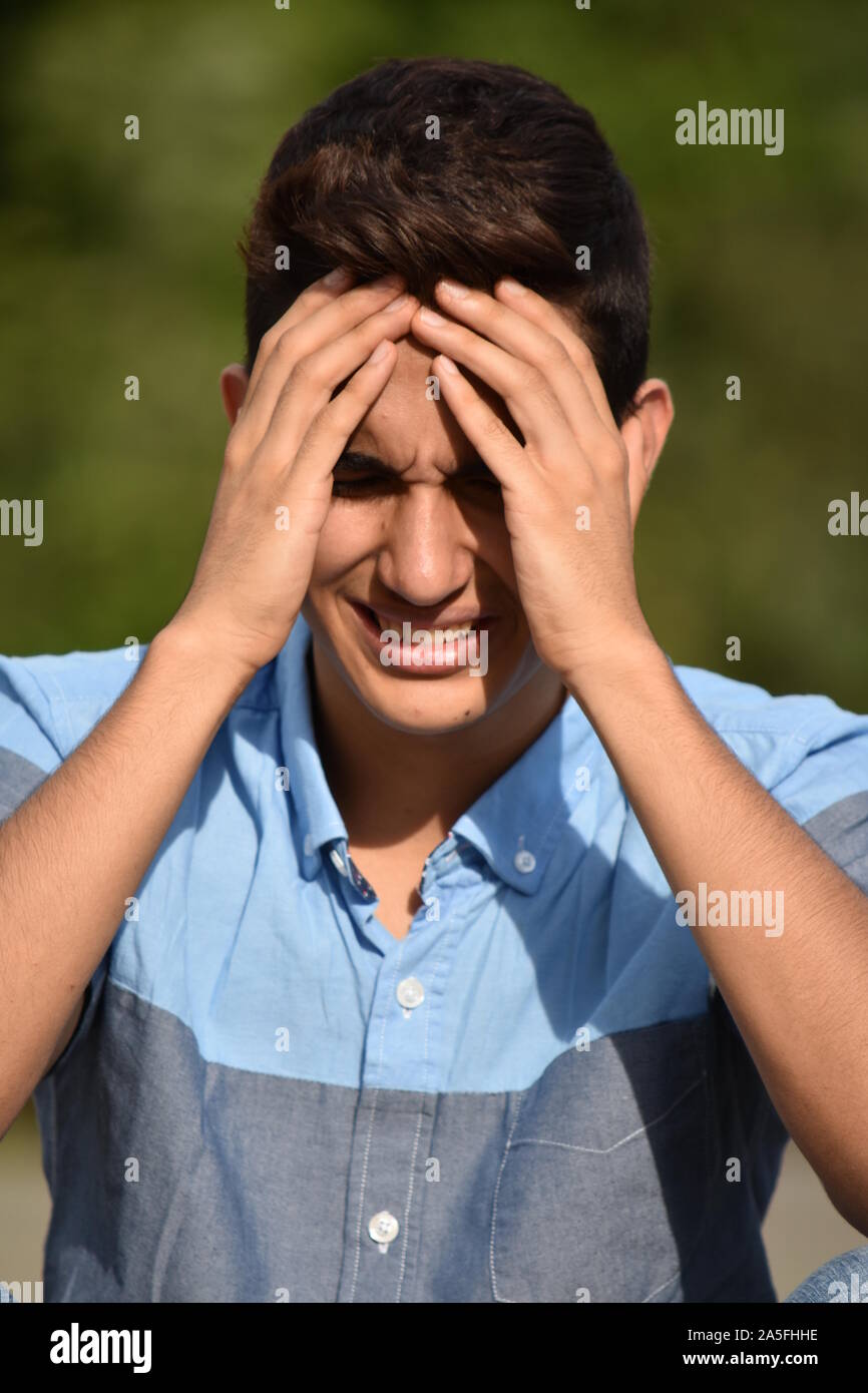 Sad Handsome Male Stock Photo - Alamy