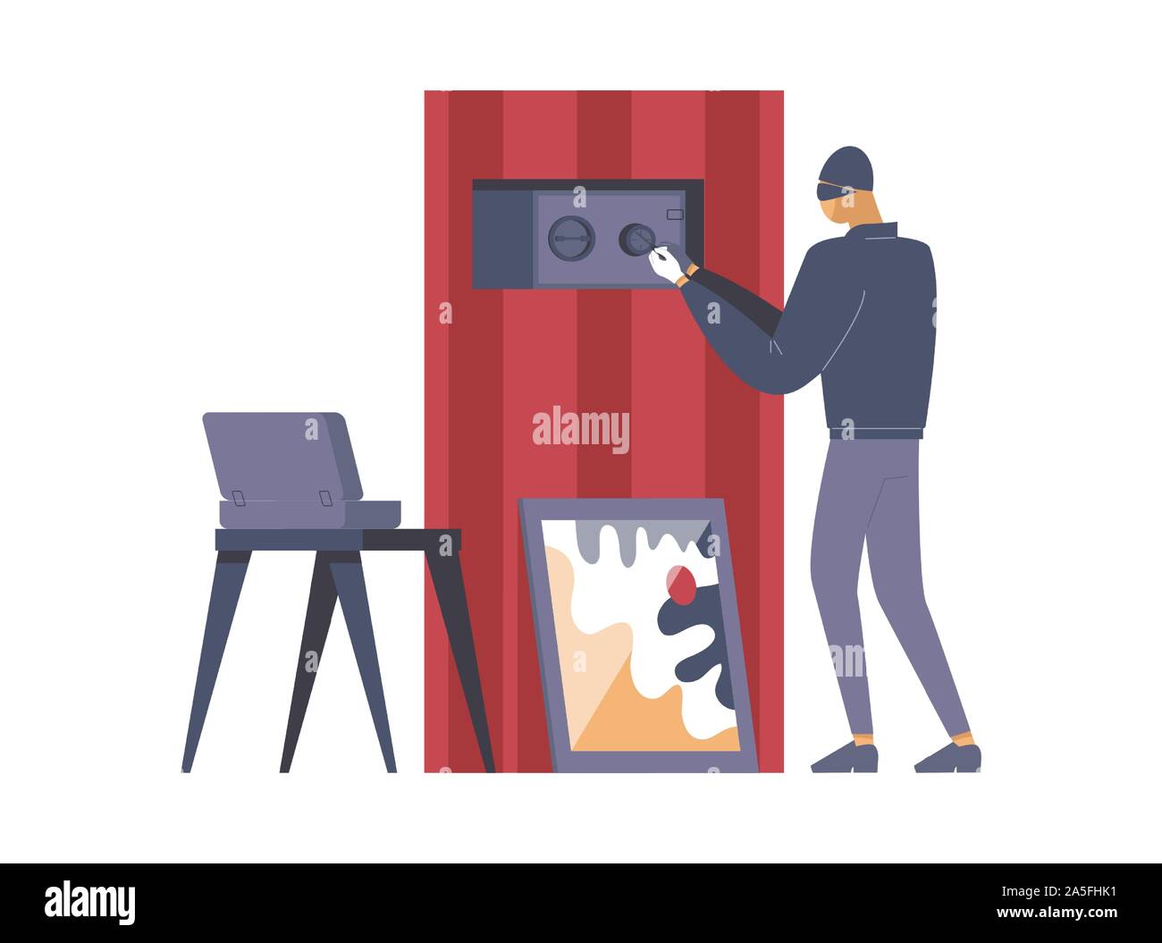 Larceny Theft Cartoon