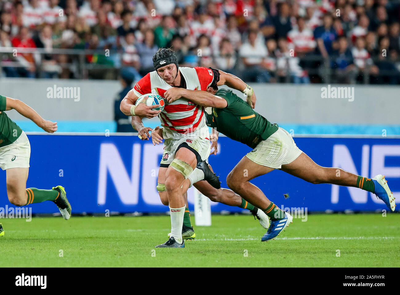 Tokyo, Japan. 20th Oct 2019. Pieter Labuschagne of Japan during the ...