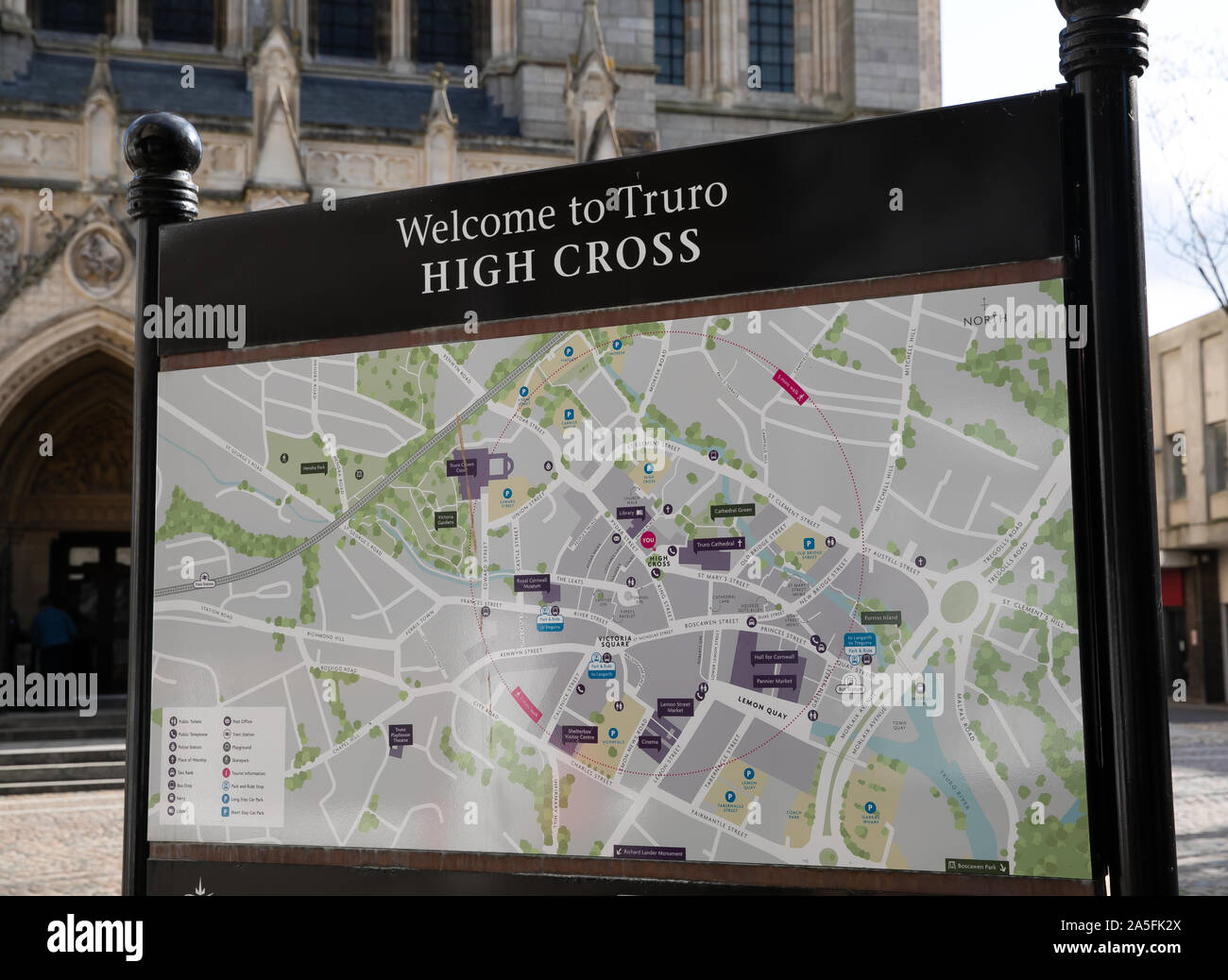 Map of truro hi-res stock photography and images - Alamy