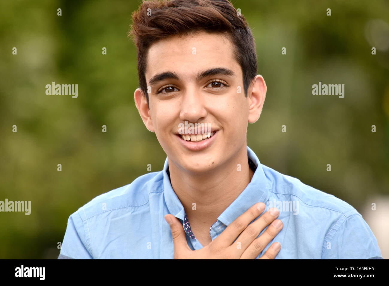 Good Looking Boy And Hope Stock Photo - Alamy