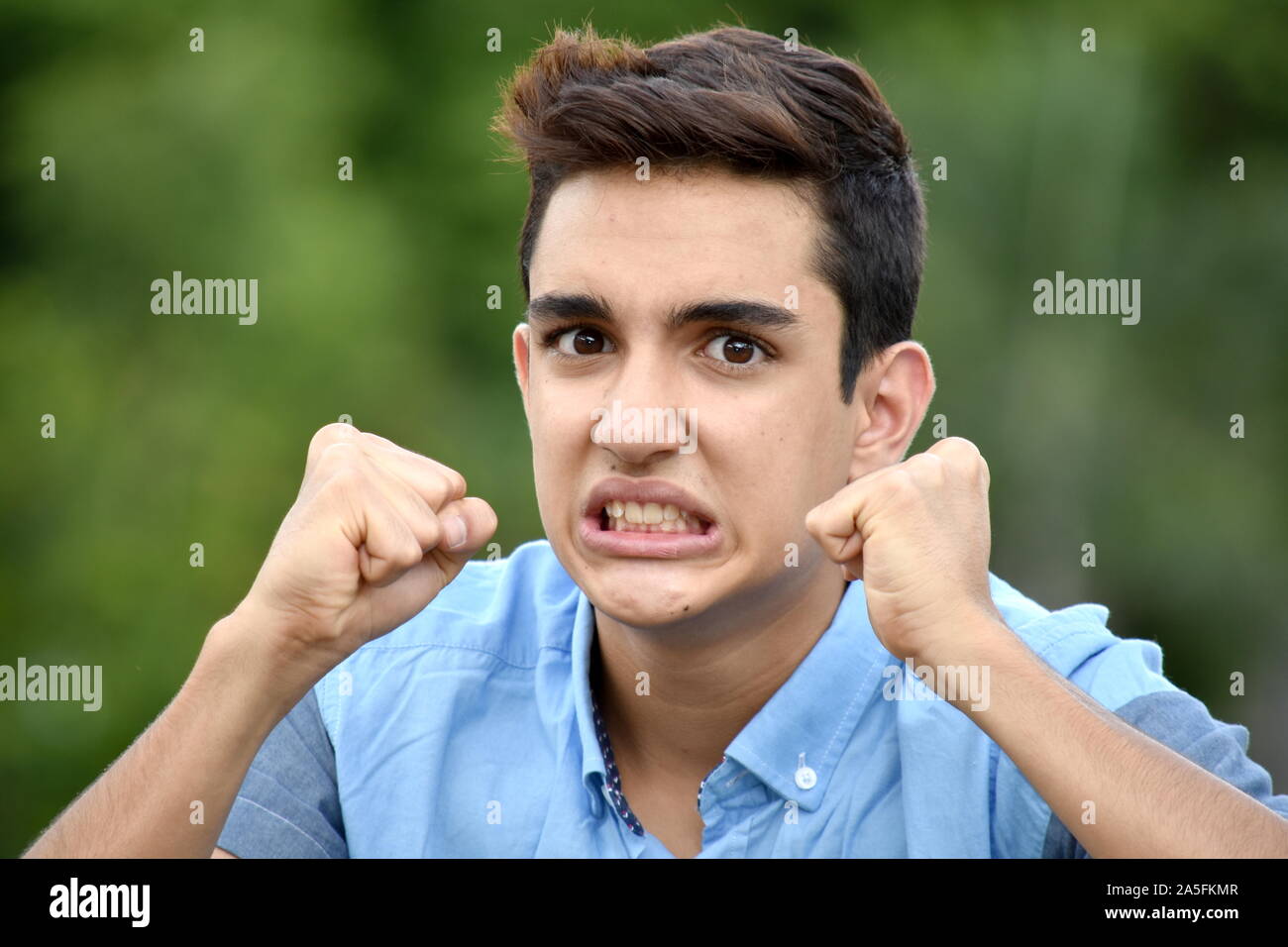 An Angry Good Looking Male Stock Photo - Alamy